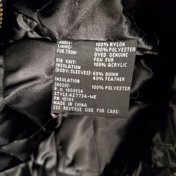 1 Madison | Jackets & Coats | Madison Down Coat With Fox Fur Hood ...